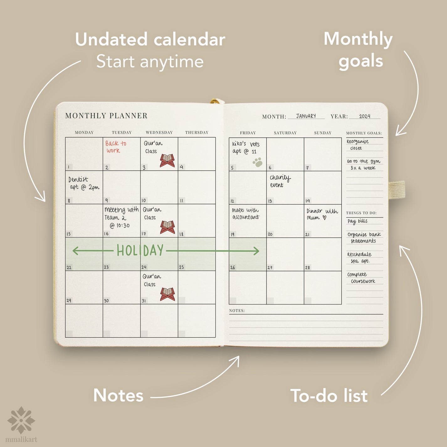 The Deen Planner | mmalikart